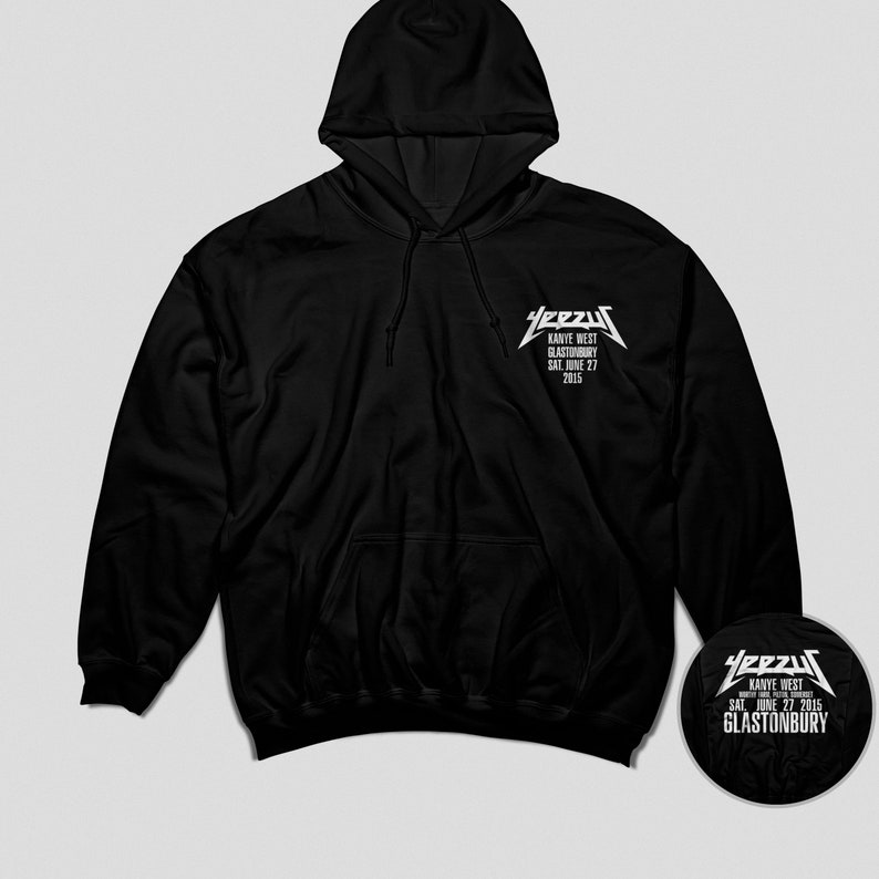 Yeezus Tour Glastonbury Unisex Heavy Blend Hooded Sweatshirt Hoodie ...