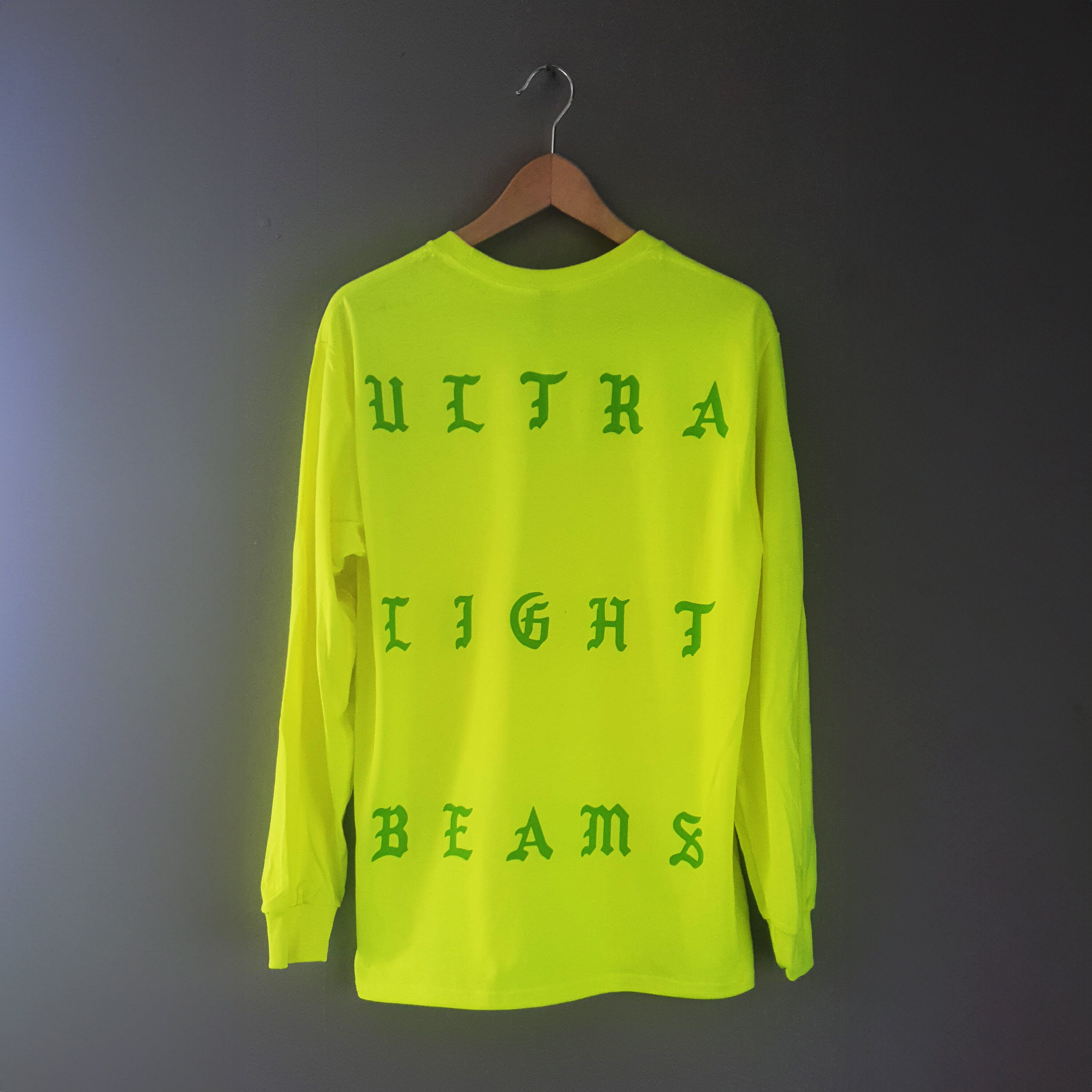 TLOP Paris Ultra Light Beams Ultra Cotton Long Sleeve T-shirt Tee Kanye ...