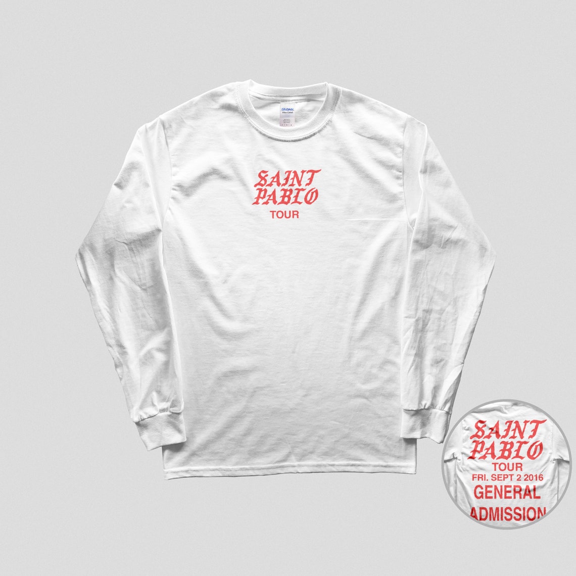 Saint Pablo Tour General Admission Nopixel Logo Unisex Ultra Cotton ...