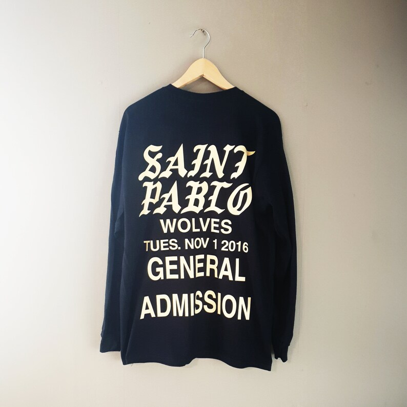 Saint Pablo Tour General Admission Wolves Los Angeles Unisex Ultra ...
