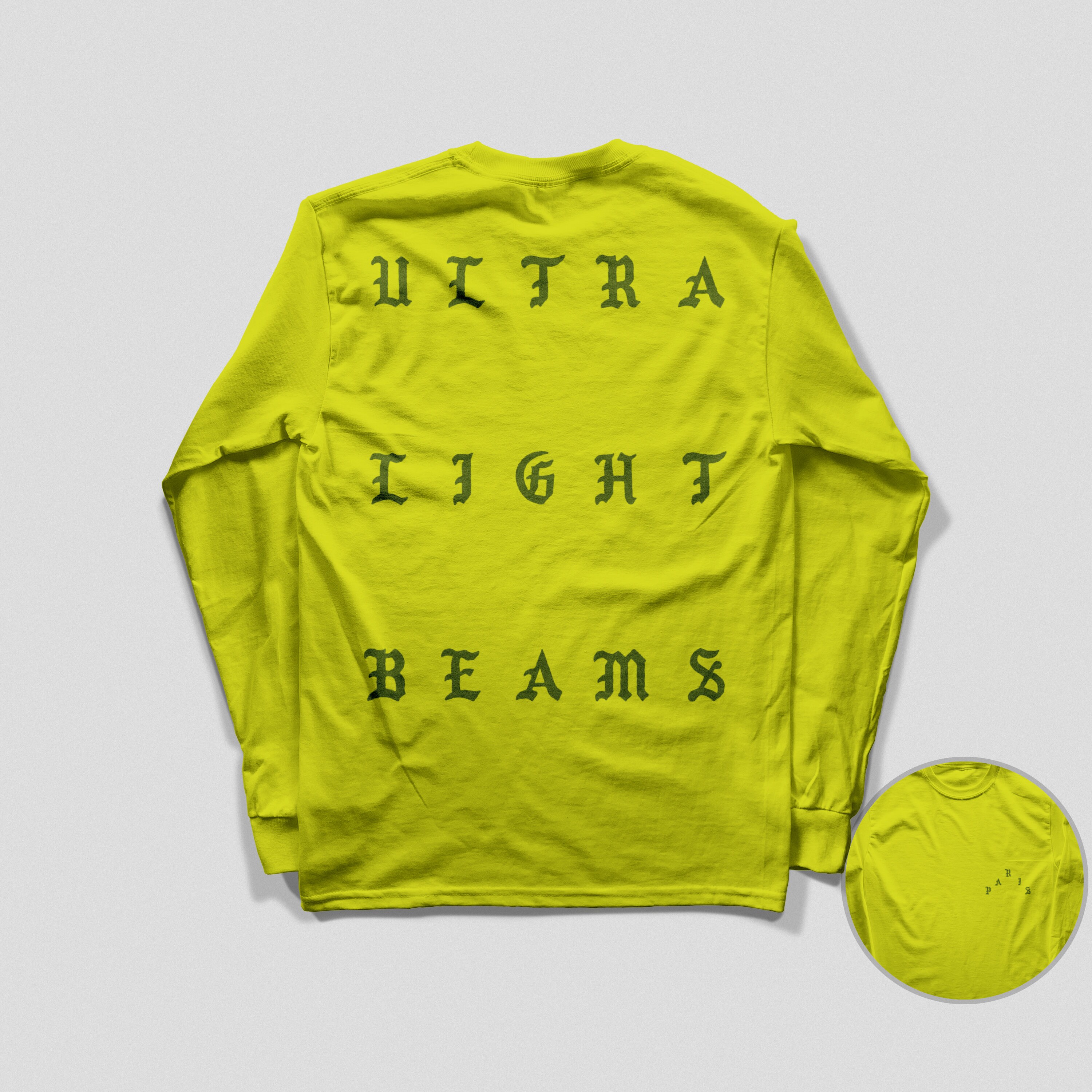 TLOP Paris Ultra Light Beams Ultra Cotton Long Sleeve T-shirt Tee Kanye ...