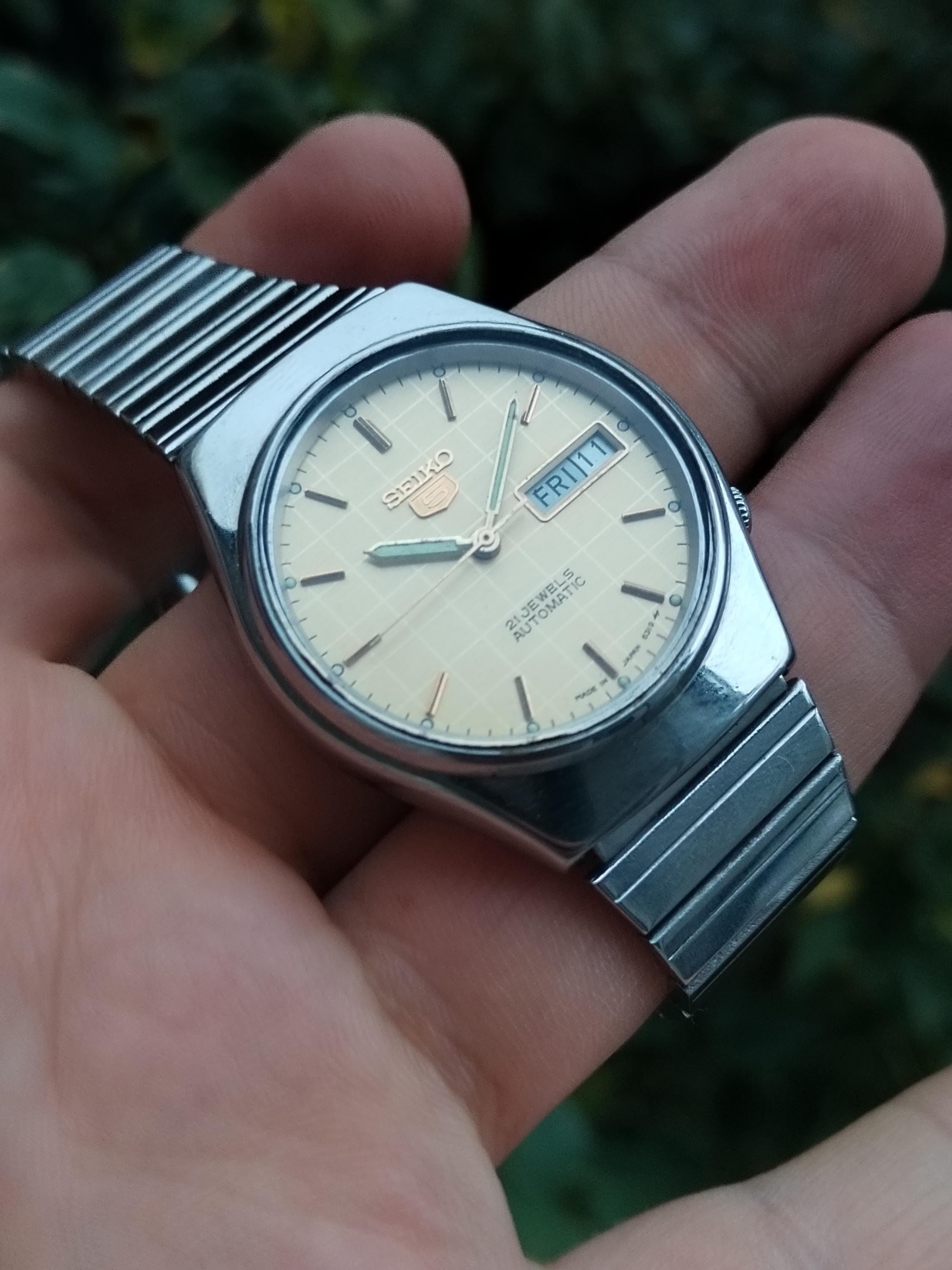 Vintage Seiko Automatic 6309 Caliber Yellow Dial Mens Watch - Etsy