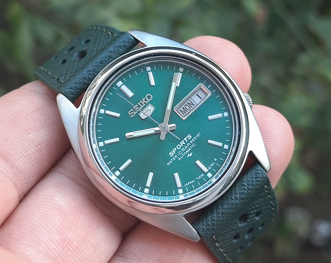 Seiko 5 Green Dial - Etsy