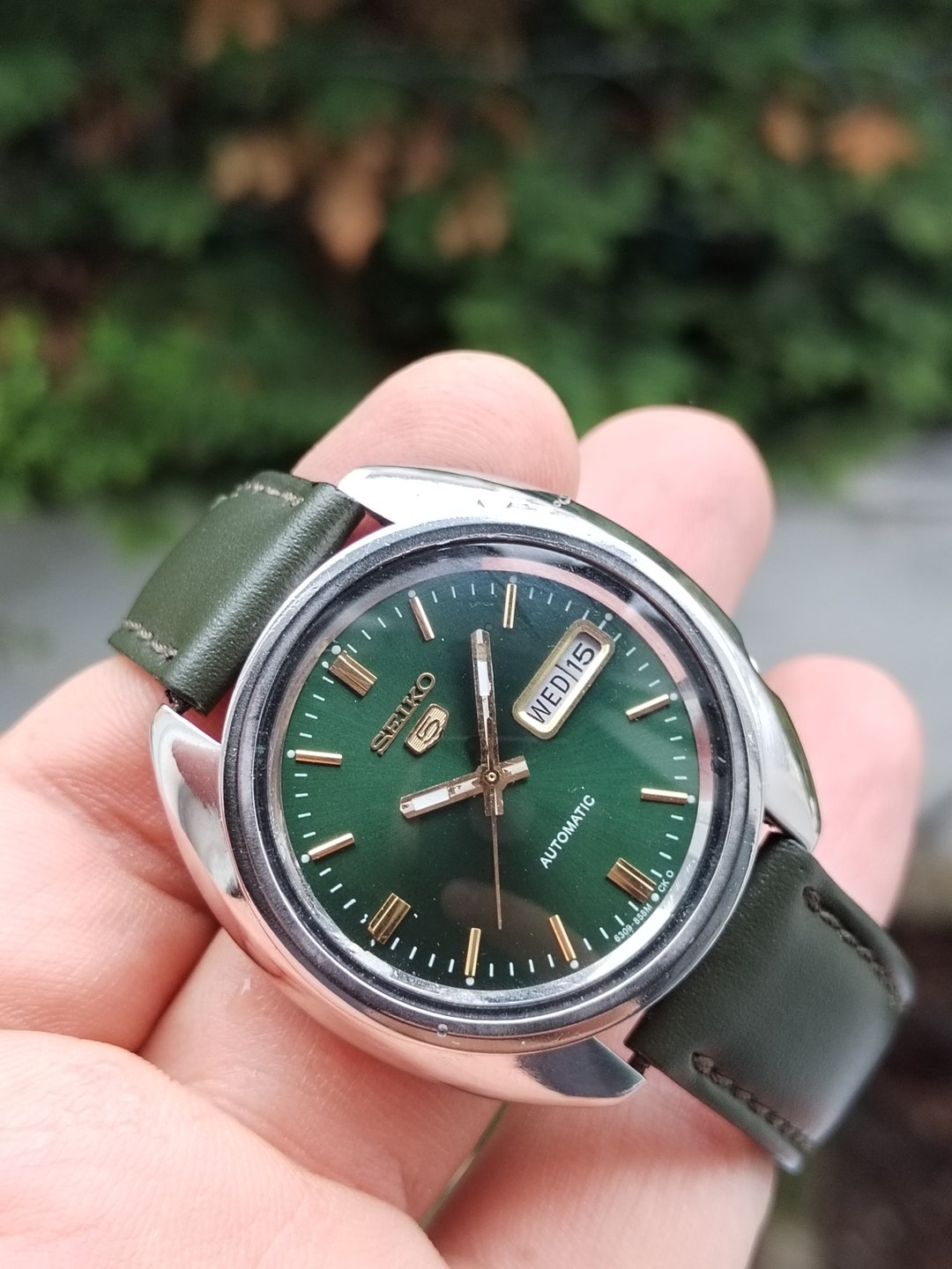 Seiko 5 Green Dial - Etsy