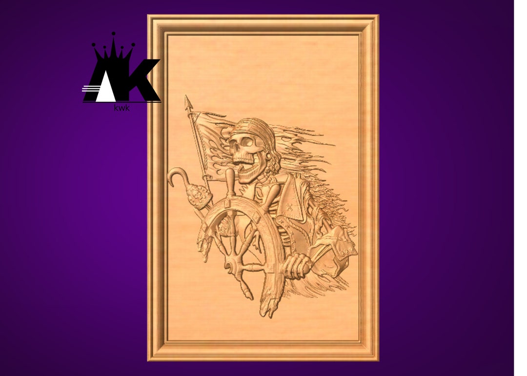 Digital CNC Art: Pirate STL File for Machining,3d STL Model, Cnc Router ...