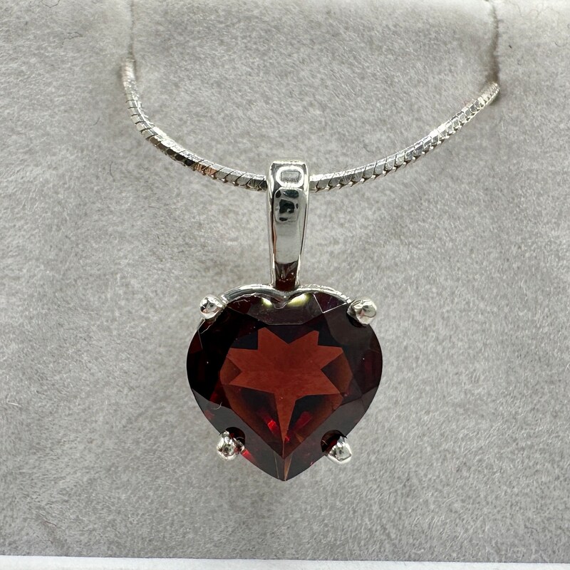 Garnet Heart - Etsy