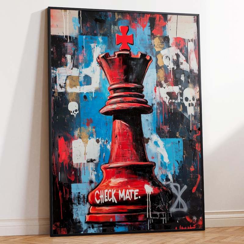 Checkmate Painting - Etsy