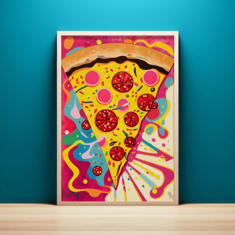 Pizza Art - Etsy