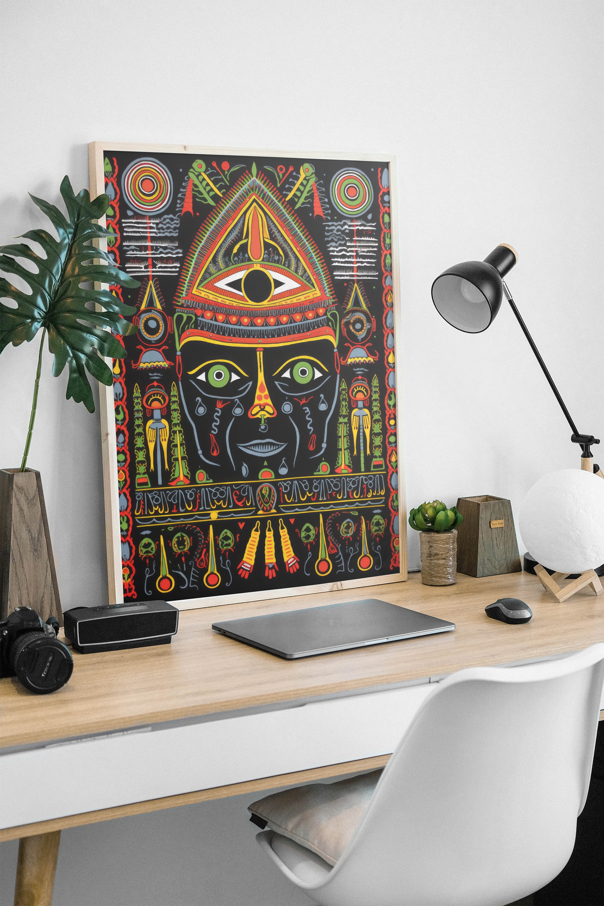 Vibrant Indigenous Art Print, Digital Download Printable Wall Art ...