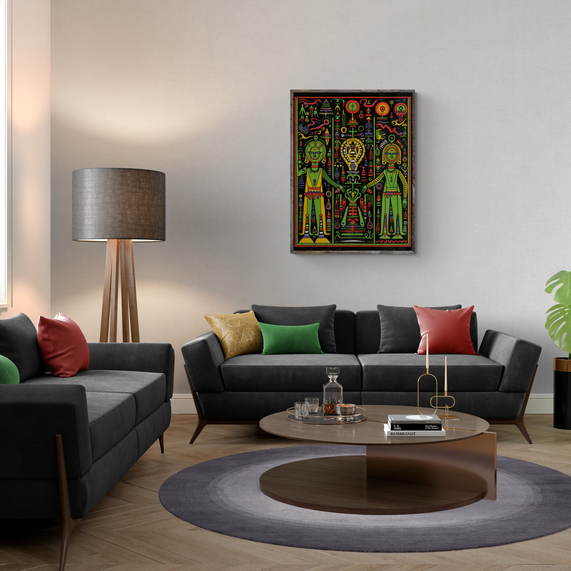 Unique Ancient Alien Poster, Printable Wall Art Digital Download ...