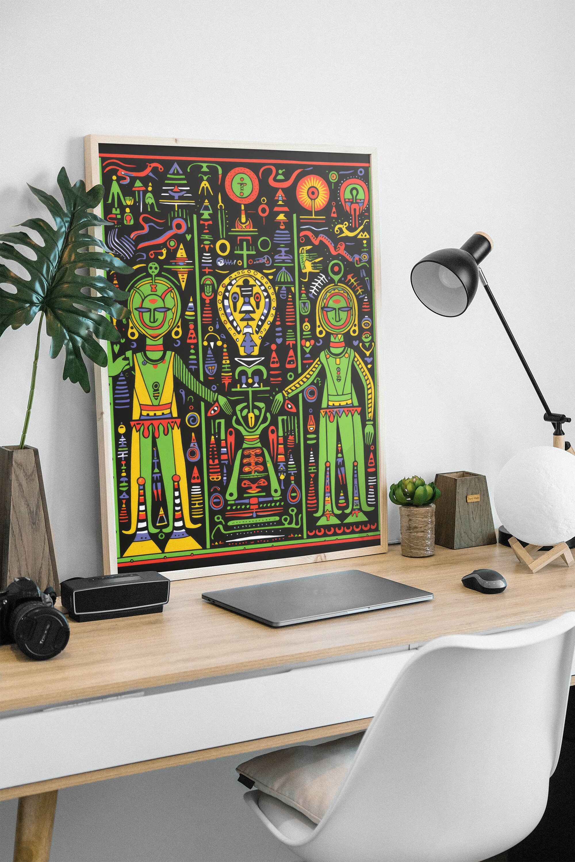 Unique Ancient Alien Poster, Printable Wall Art Digital Download ...