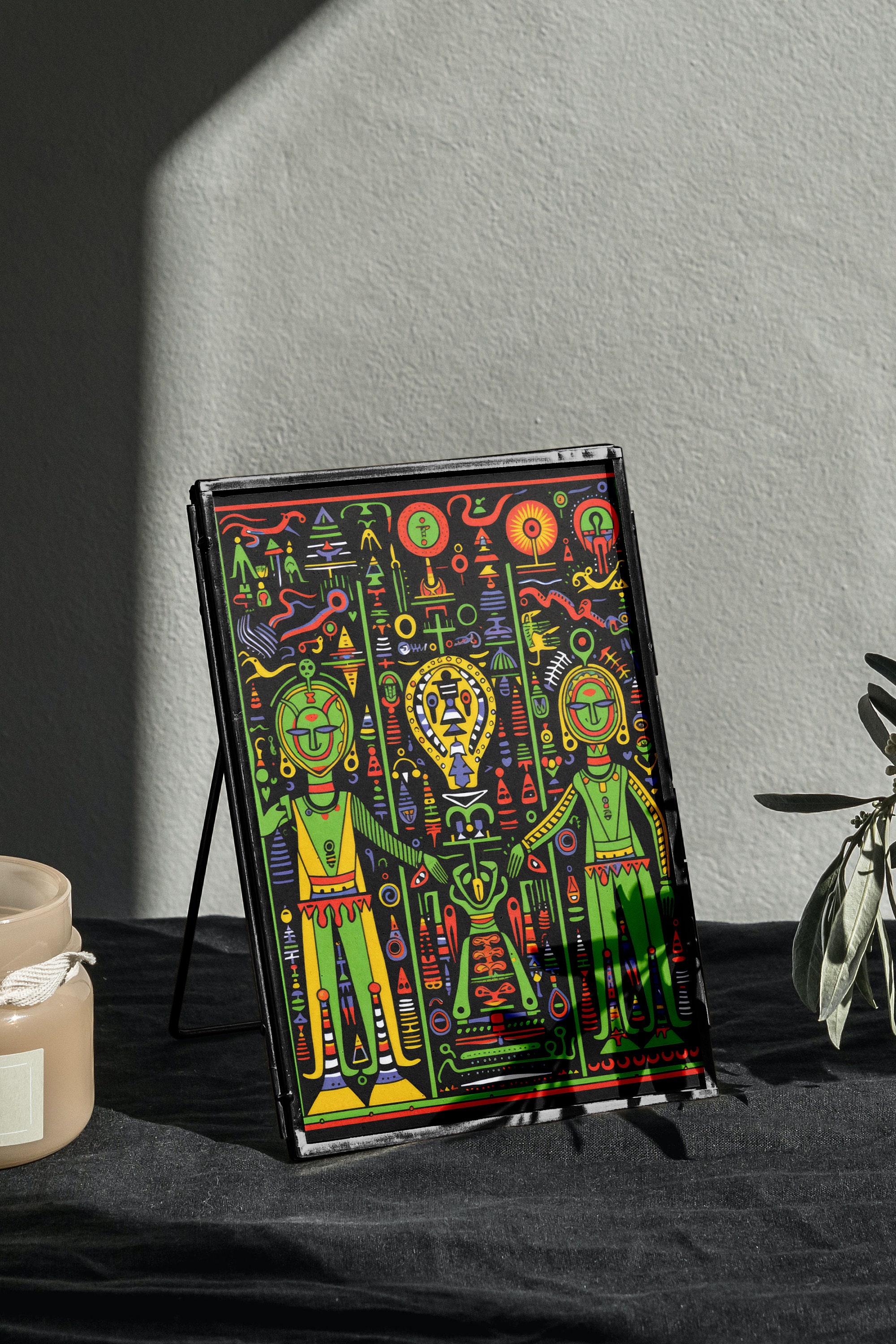 Unique Ancient Alien Poster, Printable Wall Art Digital Download ...