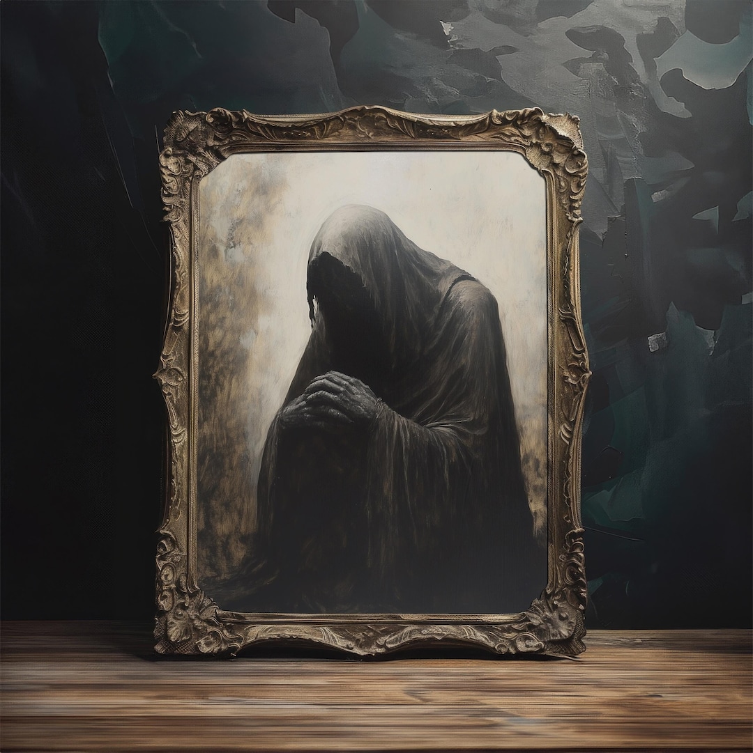 Demon Lord Azrael Portrait Painting, Printable Wall Art, Digital ...