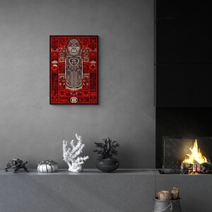 Enigmatic Hieroglyphic Wall Art Print | Printable Art | Ancient Aliens ...