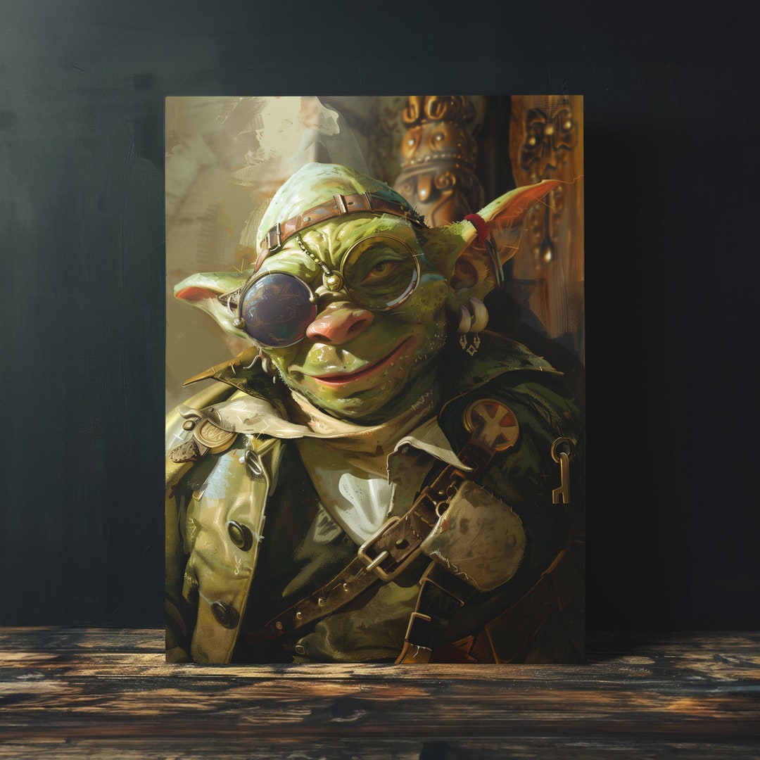 Charismatic Goblin Poster, Downloadable Wall Art, Printable Art Print ...