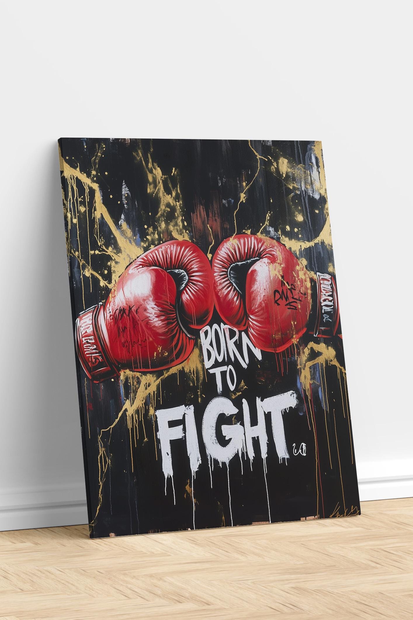 Abstract Boxing Pop Art Print, Digital Download, Trendy Printable Wall ...