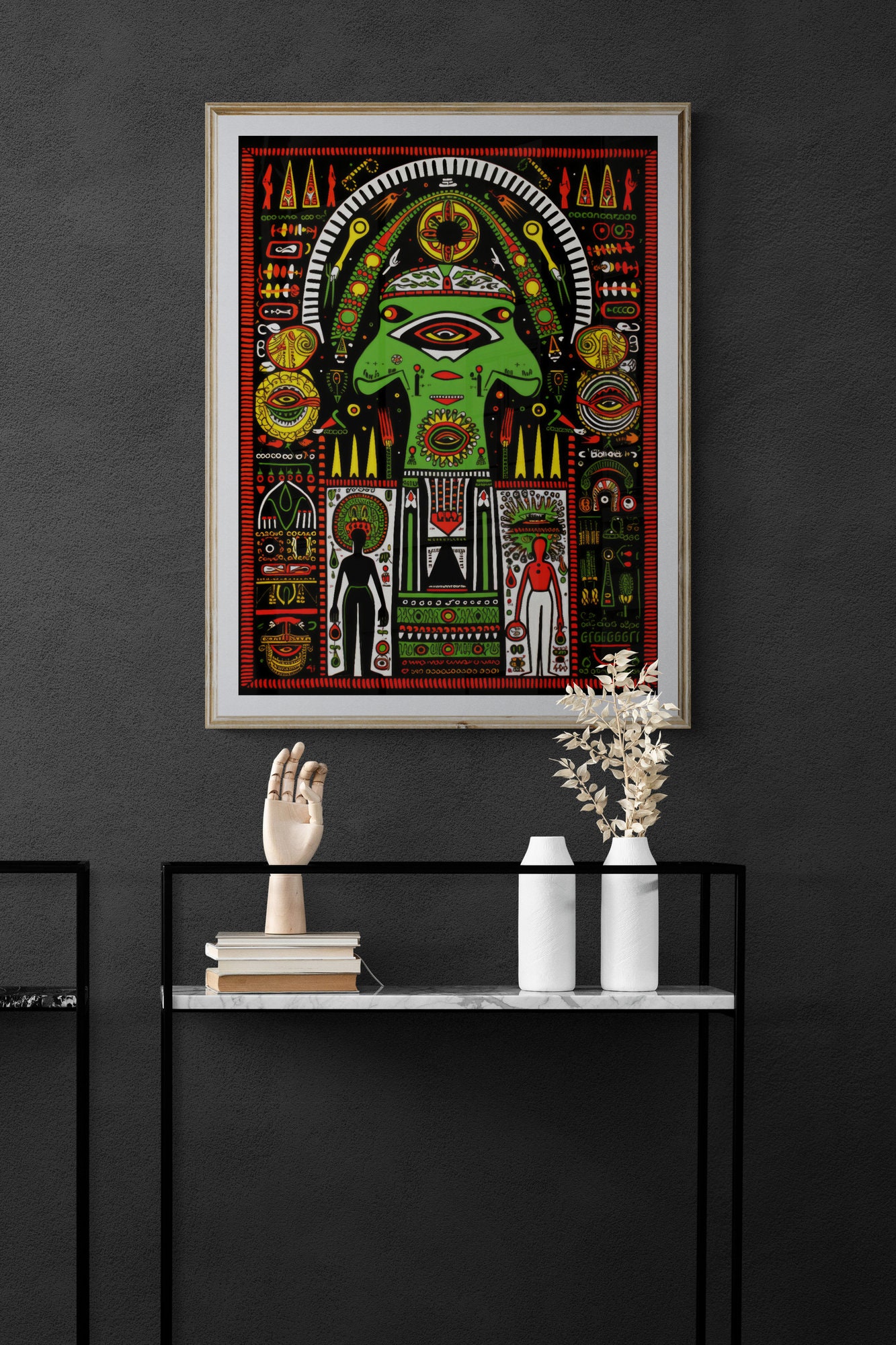 Trippy Anunnaki Poster, Printable Wall Art, Instant Download, Ancient ...
