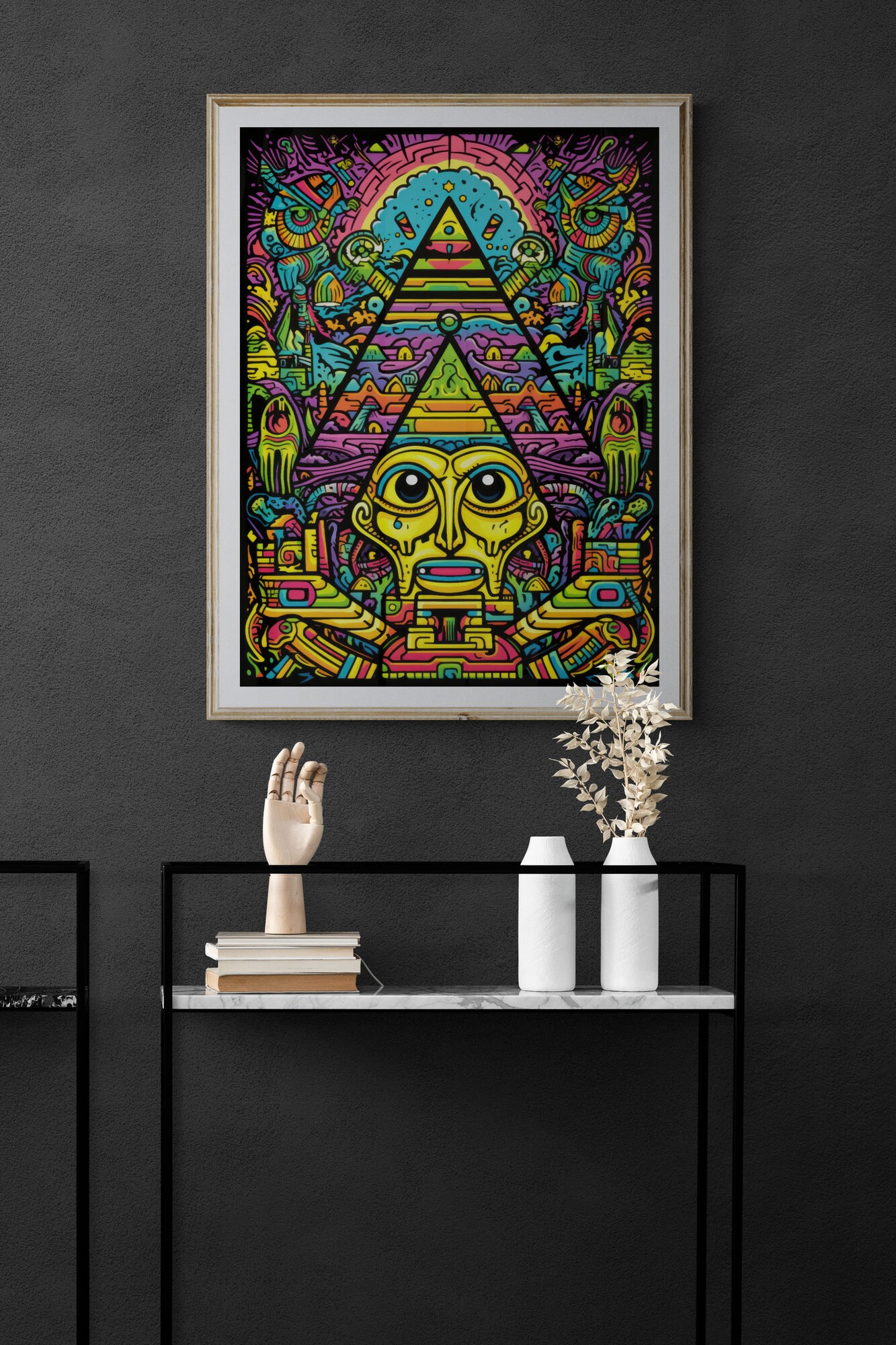 Trippy Ancient Alien Artwork Printable Wall Art Instant Download ...