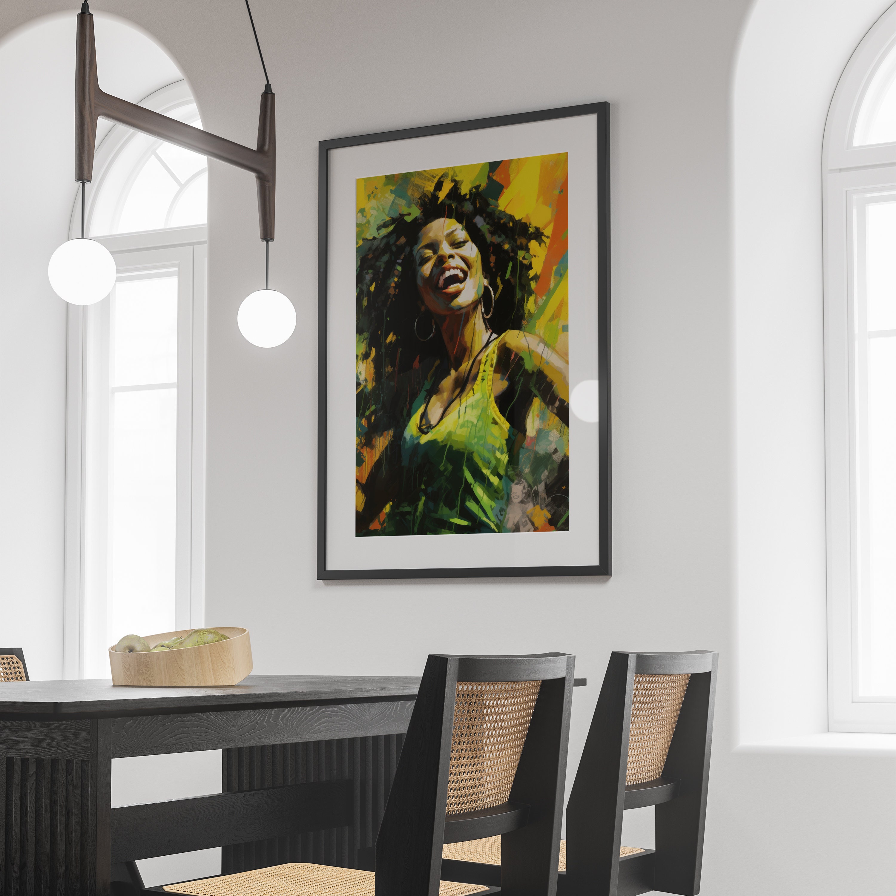 Jamaican Rasta Women Poster Printable Wall Art, Digital Download ...