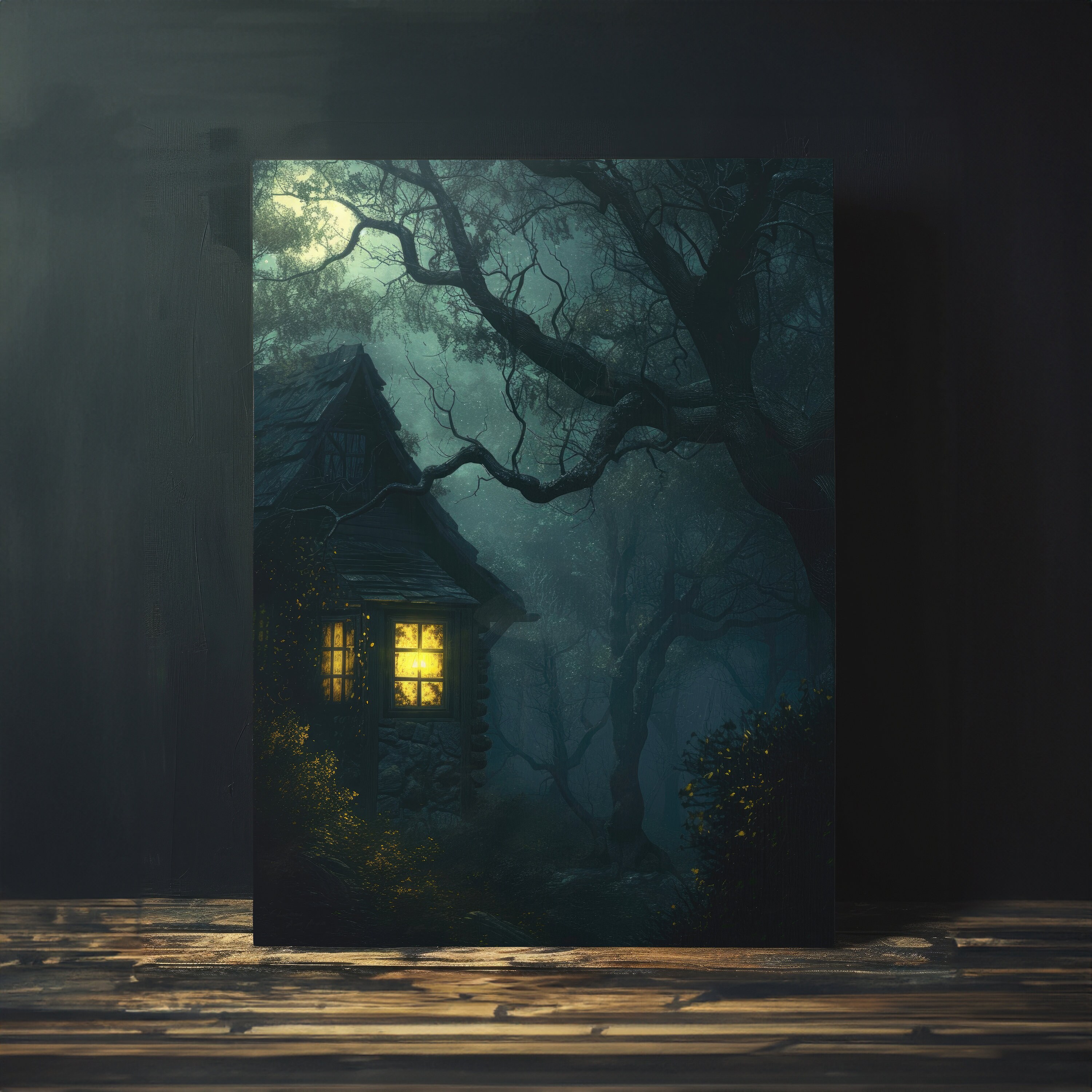 Moody Dark Cottagecore Printable, Instant Download, Dark Aesthetic ...