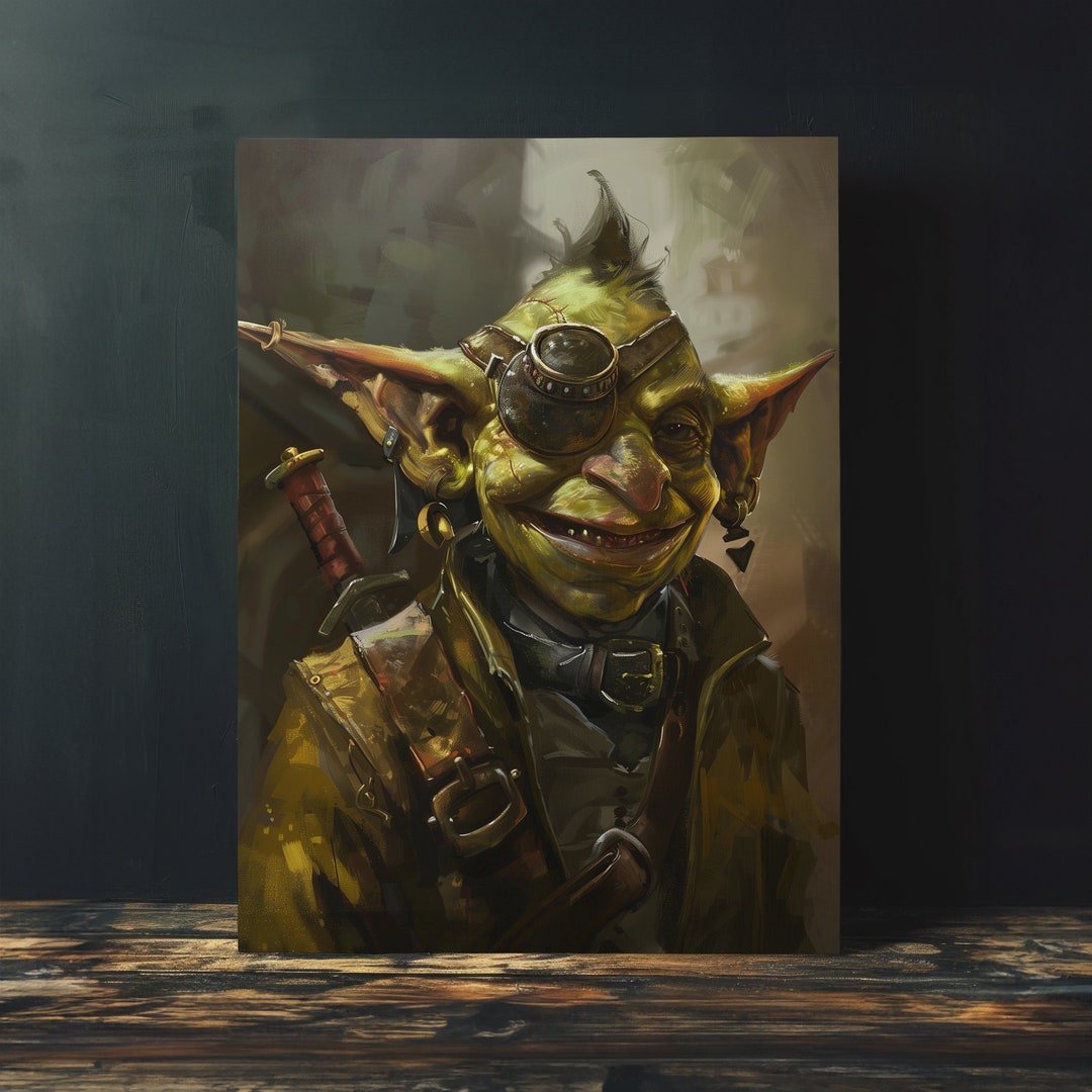 Handsome Green Goblin Portrait Printable Wall Art, Downloadable ...