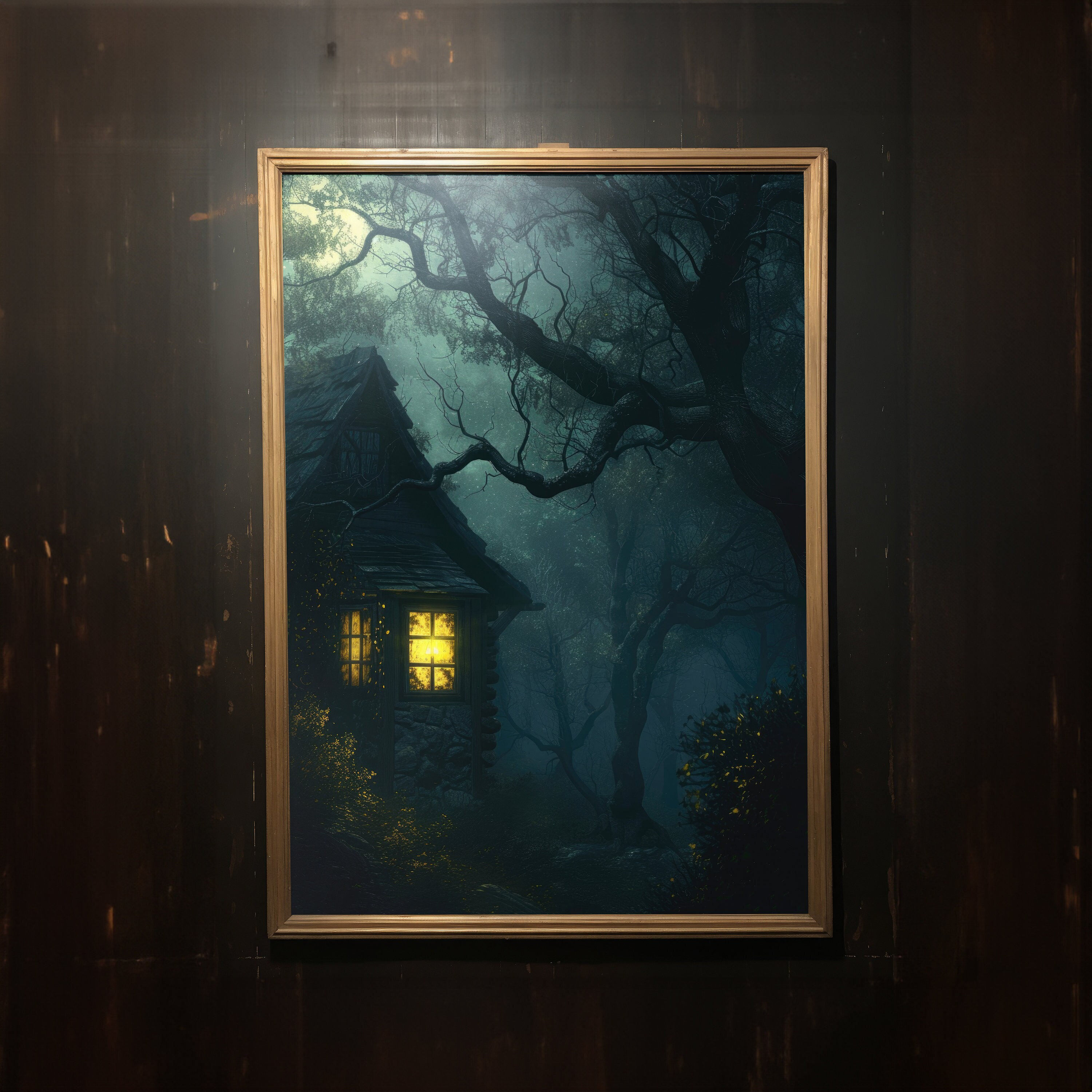 Moody Dark Cottagecore Printable, Instant Download, Dark Aesthetic ...