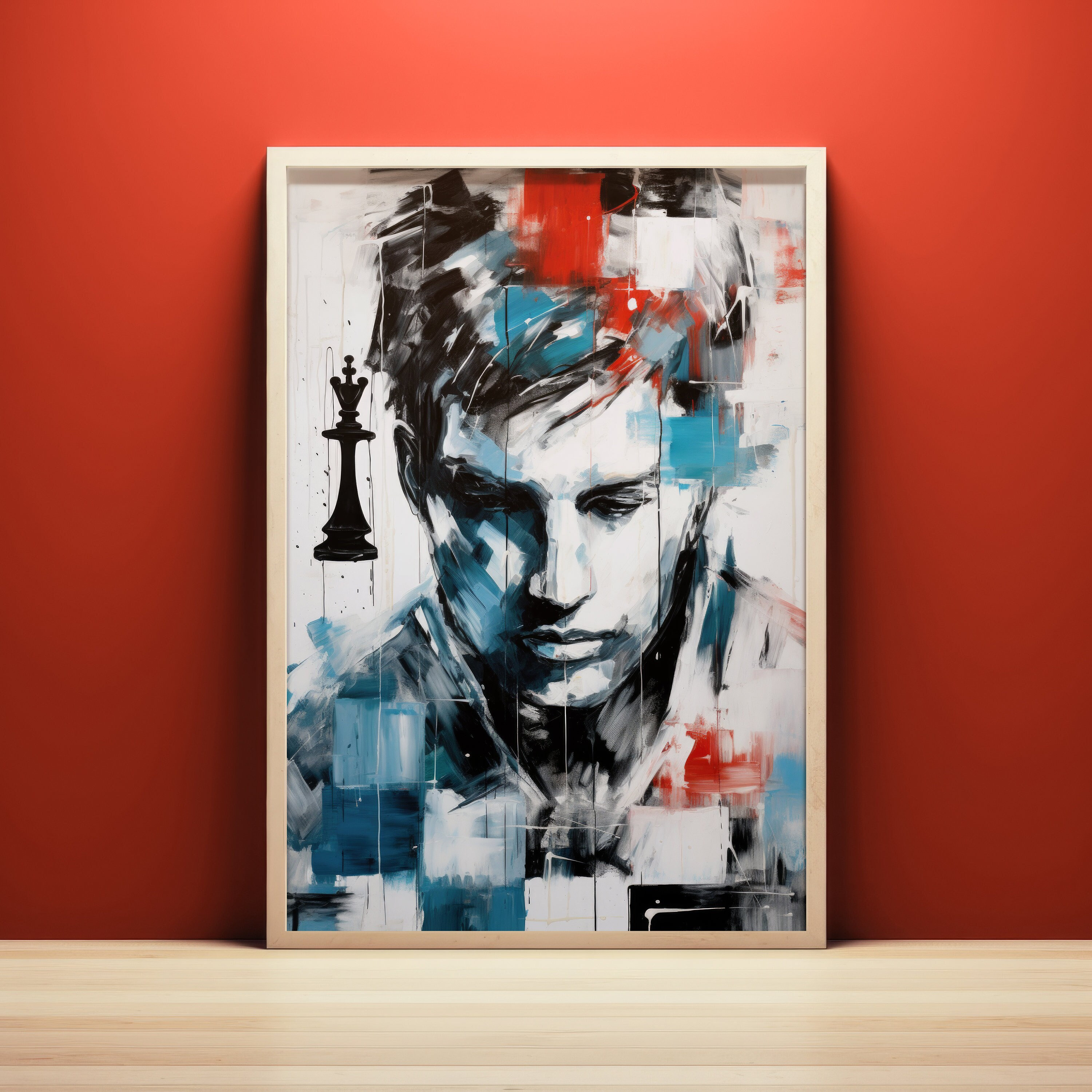 Chess Grandmaster Portrait, Printable Wall Art, Digital Download ...