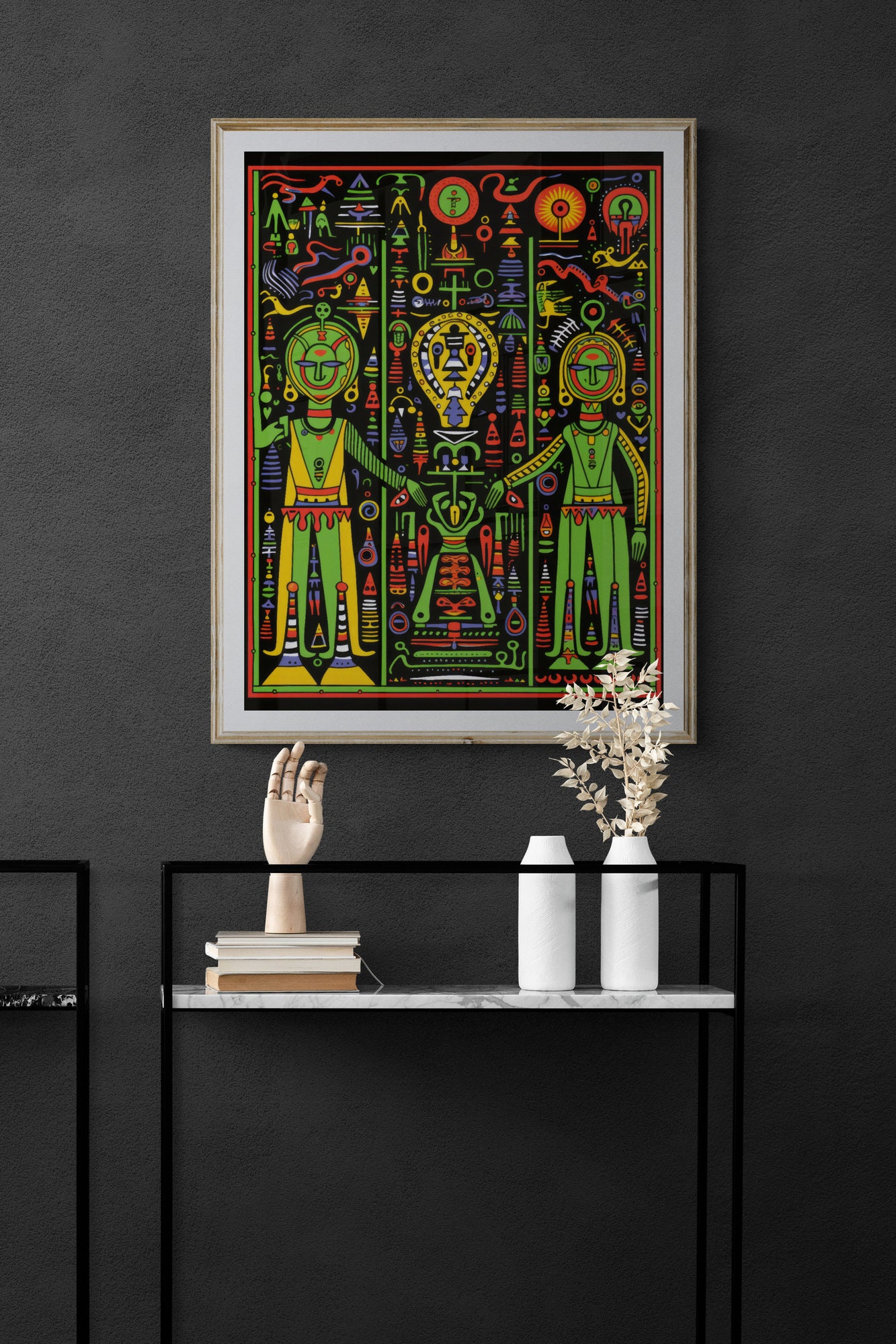 Unique Ancient Alien Poster, Printable Wall Art Digital Download ...
