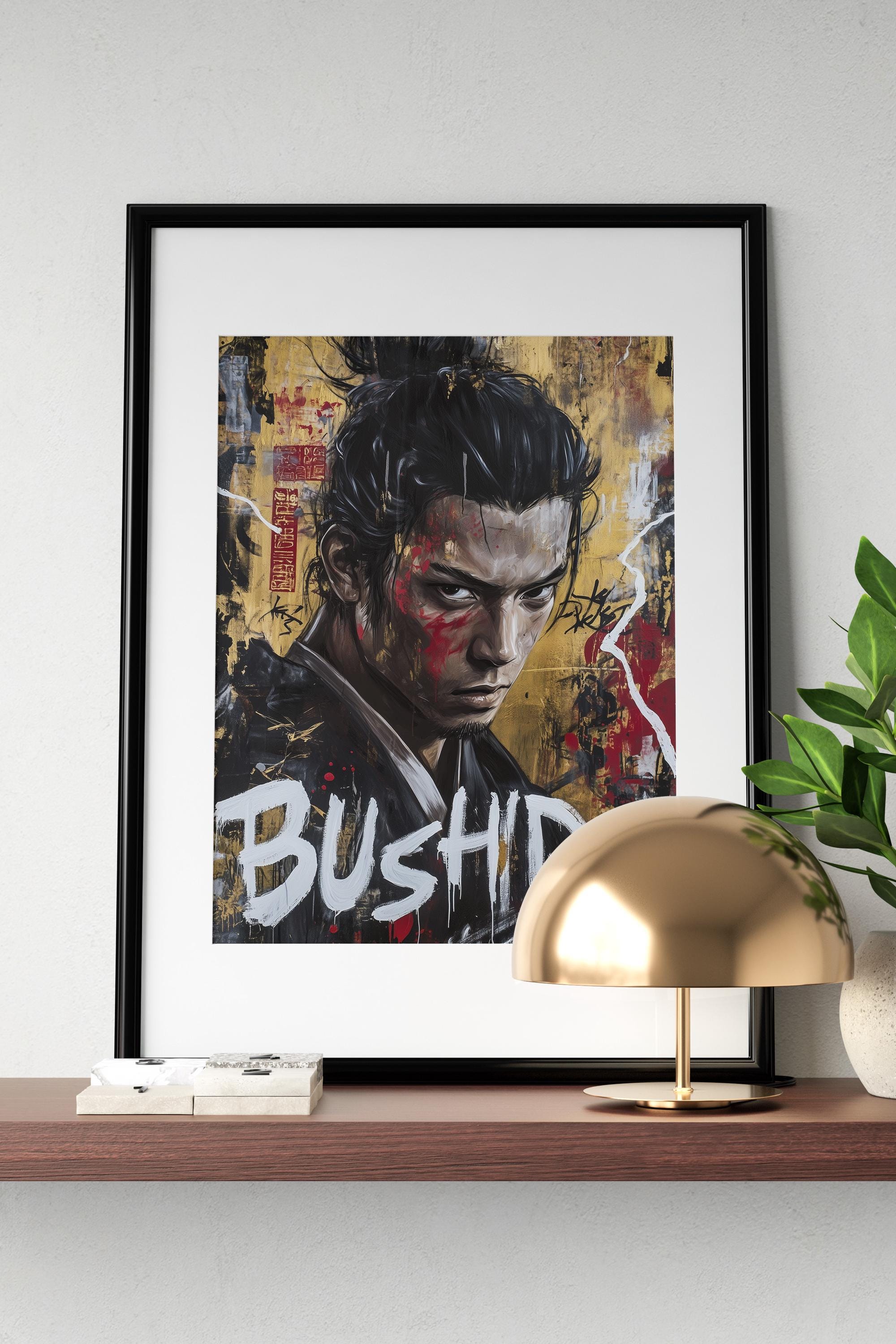 Bushido Code Pop Art Poster Print, Digital Download Printable Wall Art ...