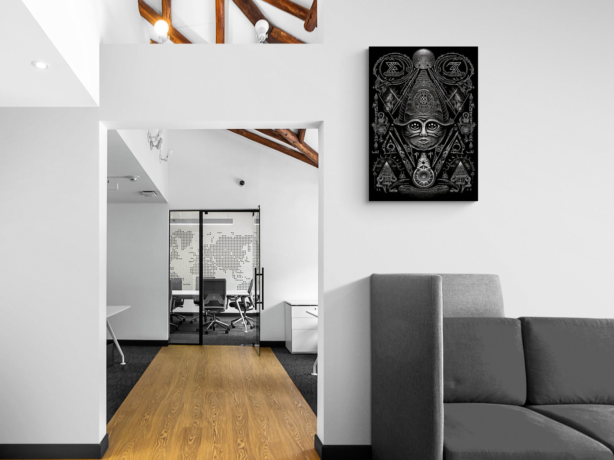 Ancient Alien Entity Illustration | Anunnaki Poster | Printable Wall ...
