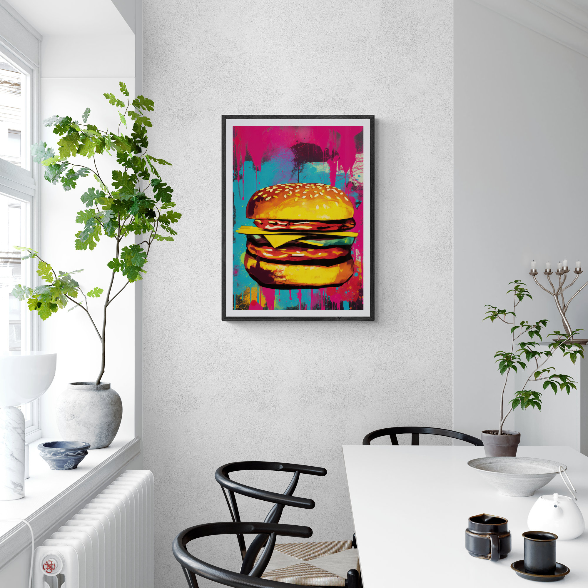 Fast Food Pop Art Wall Art, Printable Wall Art, Instant Download ...