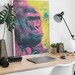 Vibrant Harambe Poster, Printable Wall Art, Instant Download, Neon ...