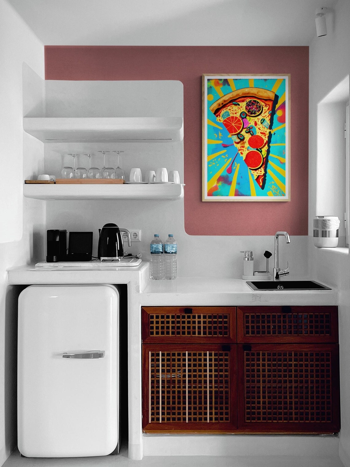 Pizza Print Digital Instant Download Printable Wall Art Abstract Pop ...
