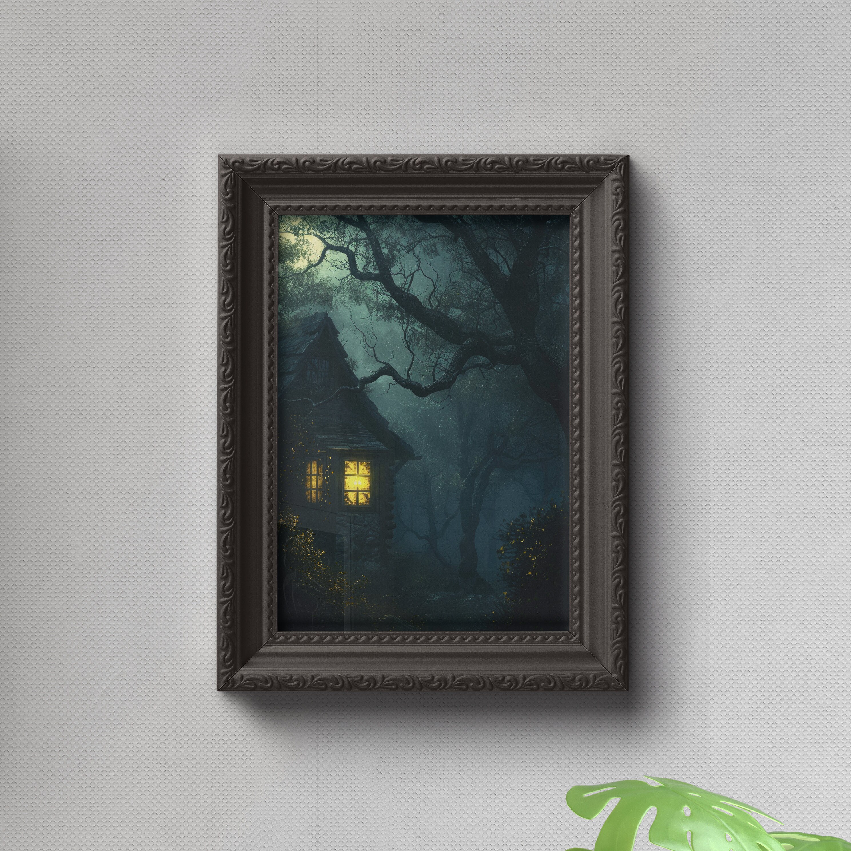 Moody Dark Cottagecore Printable, Instant Download, Dark Aesthetic ...