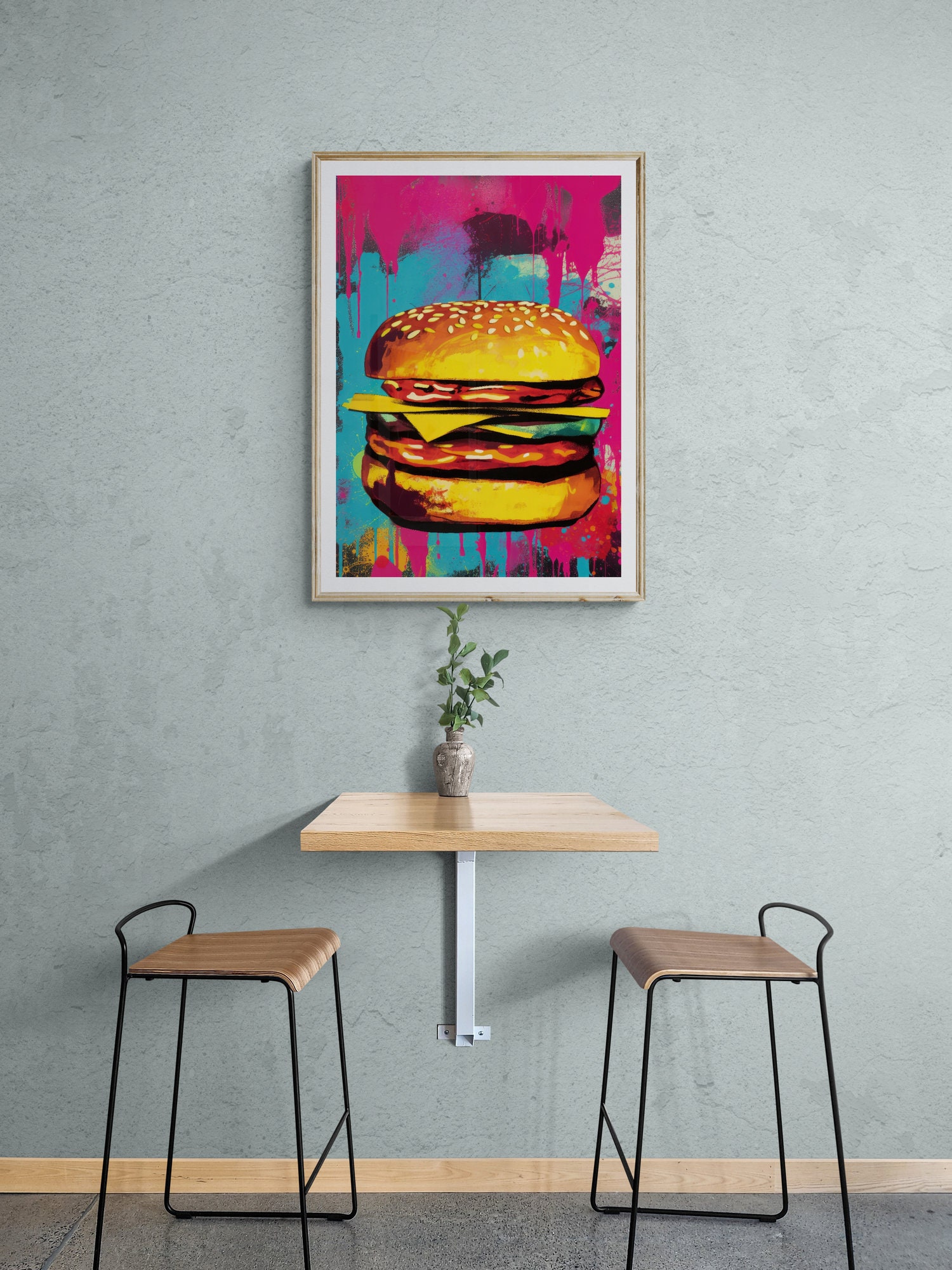 Fast Food Pop Art Wall Art, Printable Wall Art, Instant Download ...