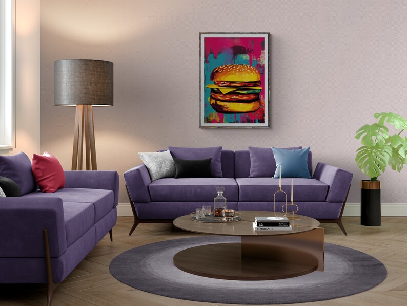 Fast Food Pop Art Wall Art Printable Wall Art Instant - Etsy