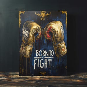 Trendy Boxing Poster Print, Digital Download, Masculine Printable Wall ...