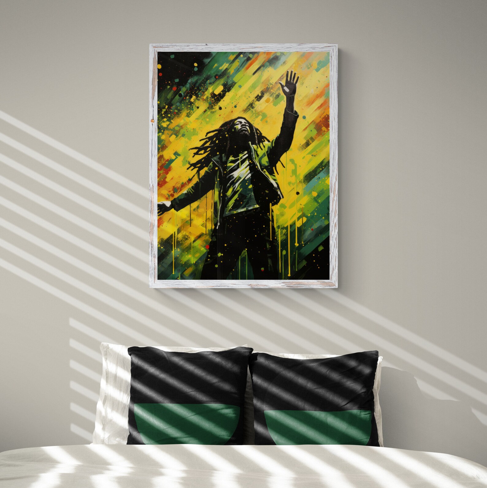 Jamaican Rasta Pop Art Poster, Digital Download, Printable Wall Art ...
