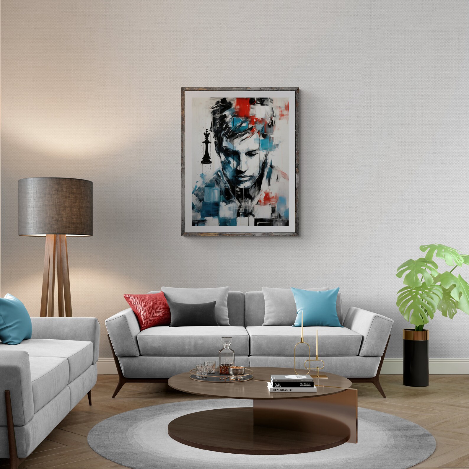 Chess Grandmaster Portrait, Printable Wall Art, Digital Download ...