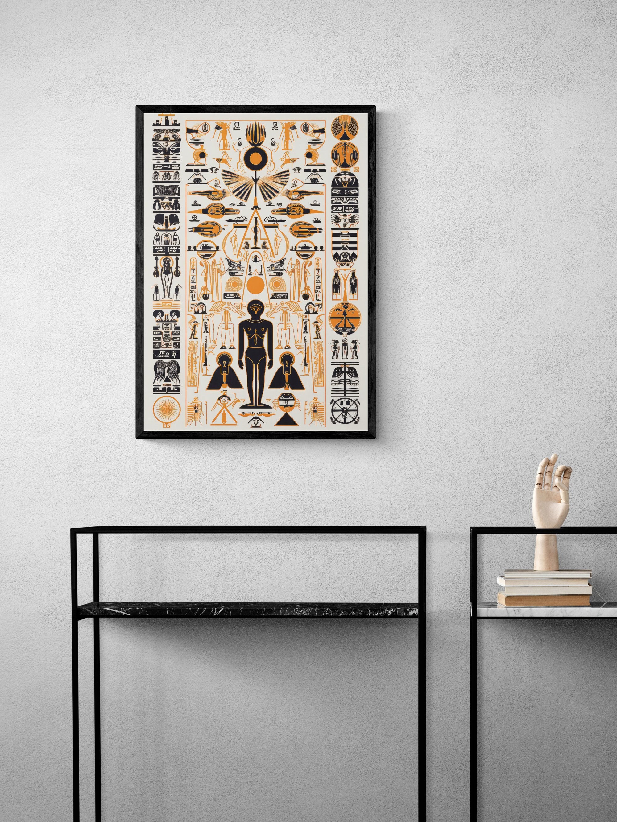 Ancient Alien Hieroglyphics | Printable Wall Art | Instant Download ...