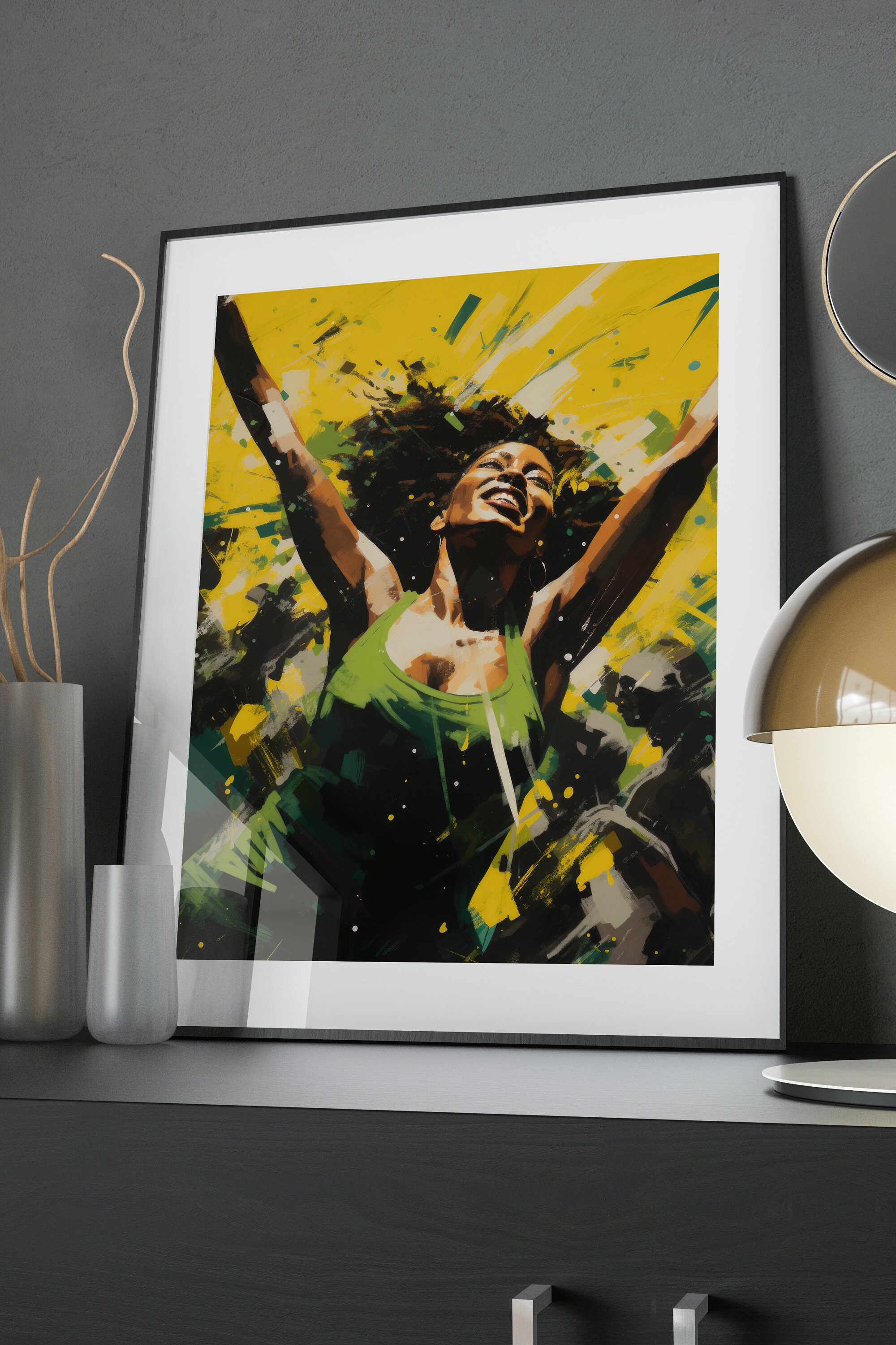 Rasta Women Portrait Painting, Jamaica Printable Wall Art, Digital ...