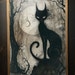 Moody Whimsigoth Black Cat Poster, Printable Wall Art, Digital Download ...
