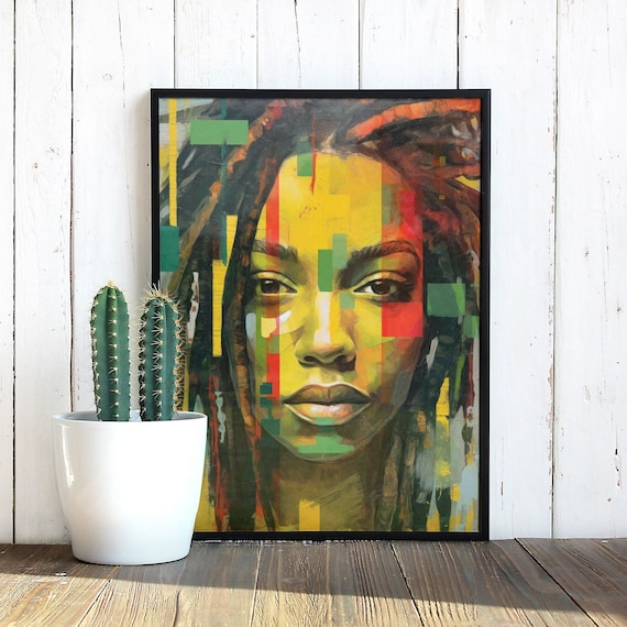 Rasta Woman Painting