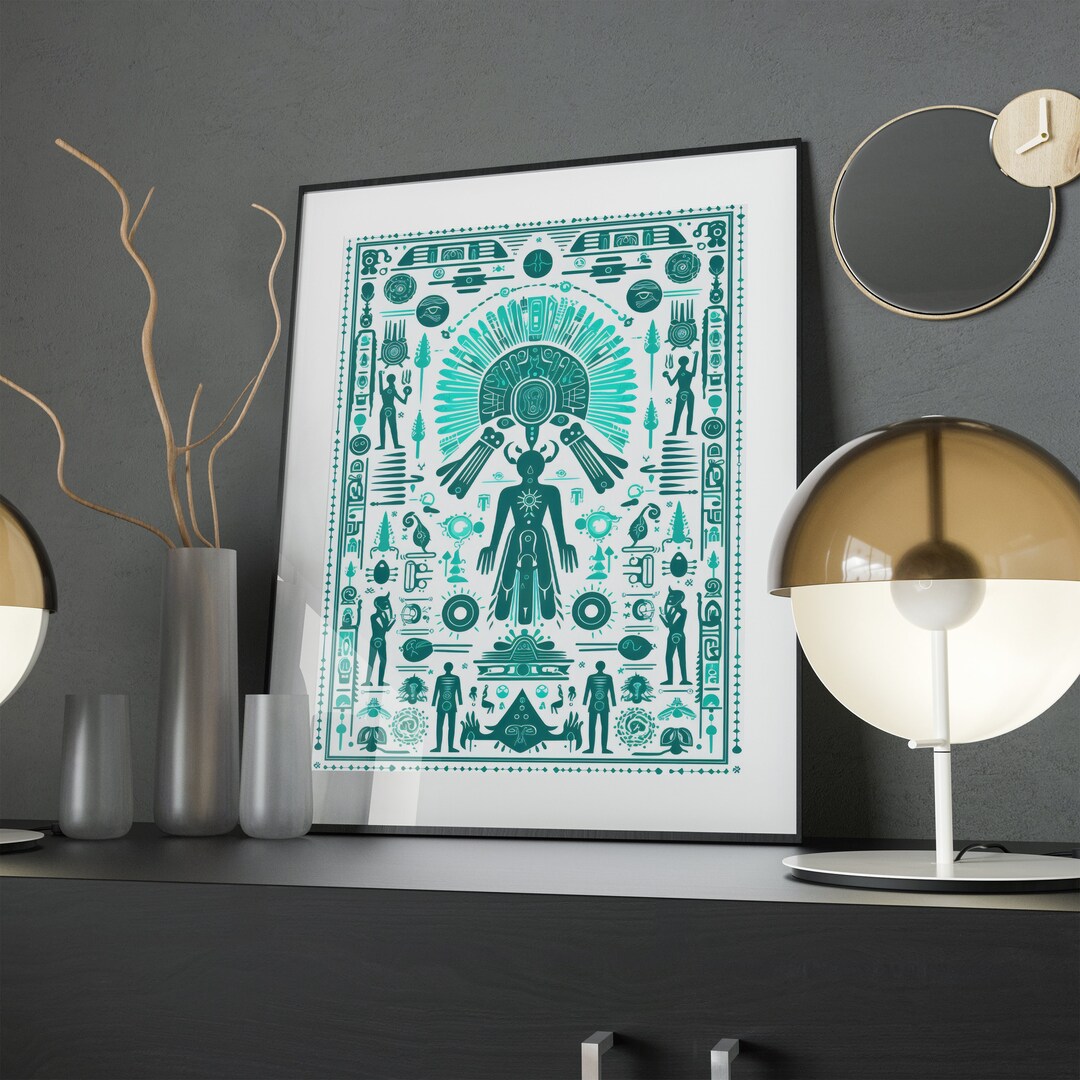 Mesopotamian Hieroglyphs Print, Digital Download, Printable Wall Art ...