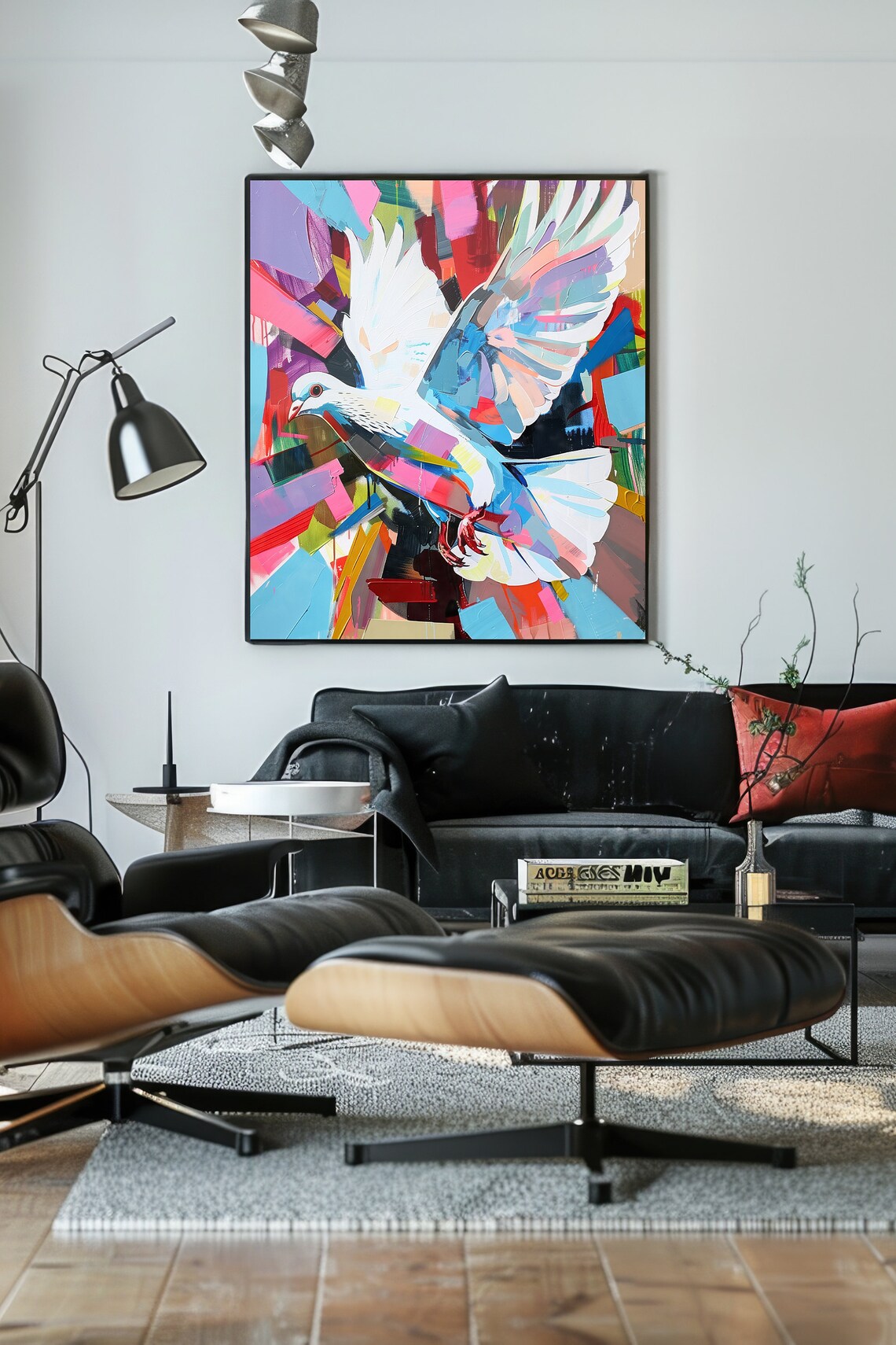 Messenger of Peace Pop Art Print, Digital Download, Printable Eclectic ...