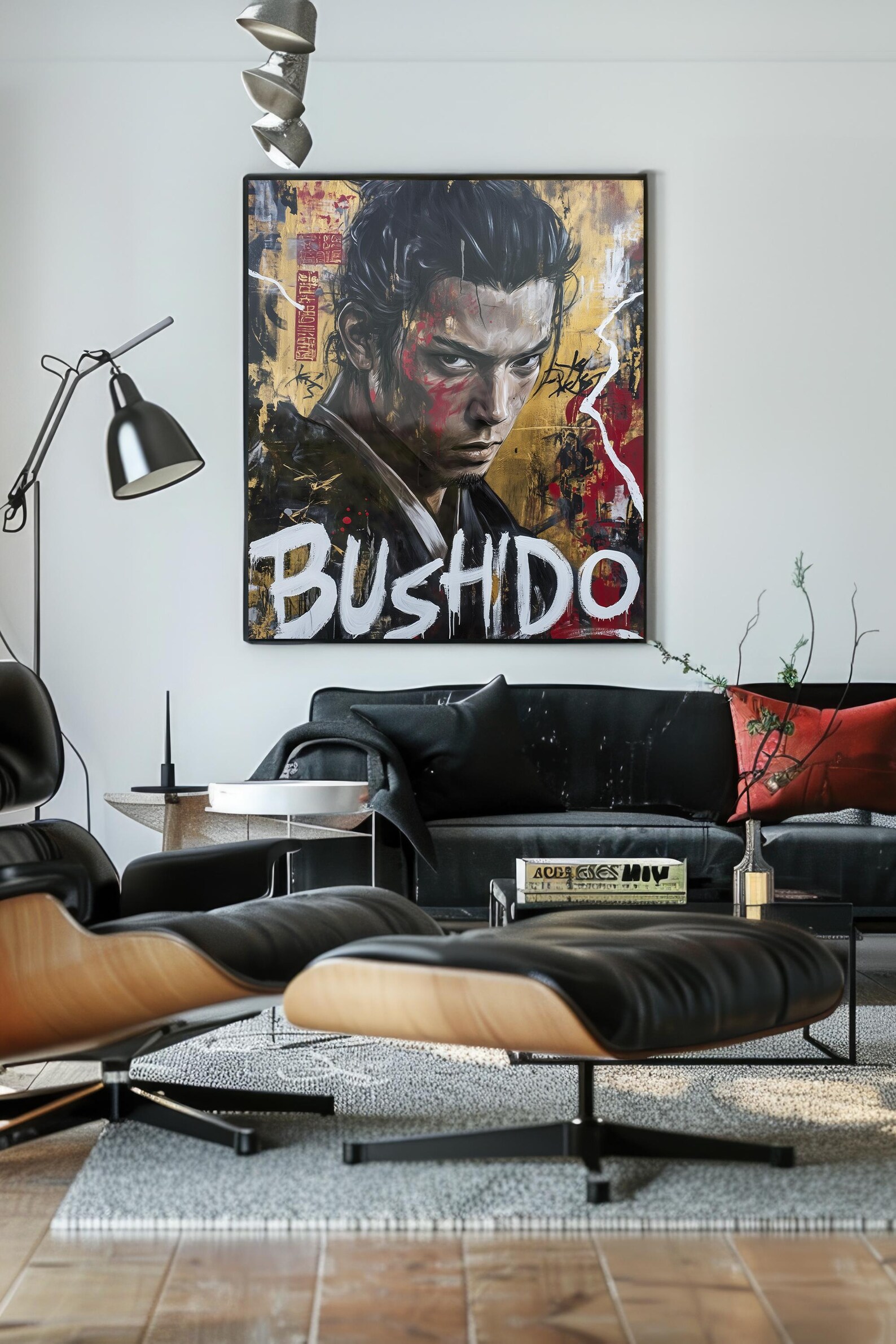 Bushido Code Pop Art Poster Print, Digital Download Printable Wall Art ...