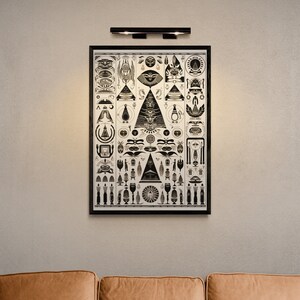 Egyptian Hieroglyphics Illustration | Wall Art Poster | Wall Art ...