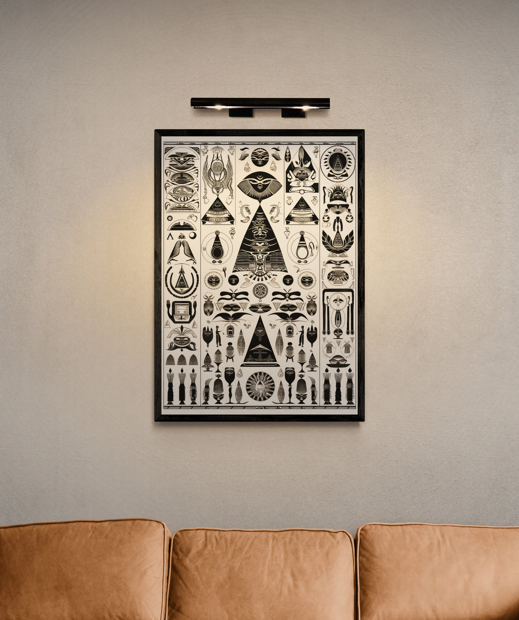 Egyptian Hieroglyphics Illustration Wall Art Poster Wall Art Printables ...