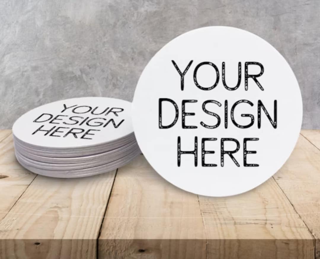 Custom Design Ceramic Coasters | Great for Businesses, Events, Bars ...