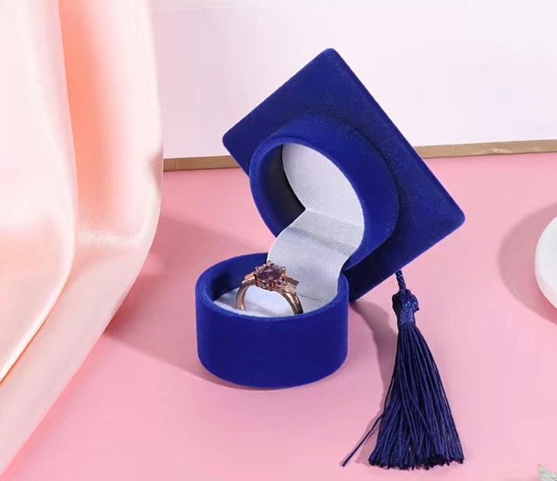 Graduation Ring Gift Box With Tassels - Etsy